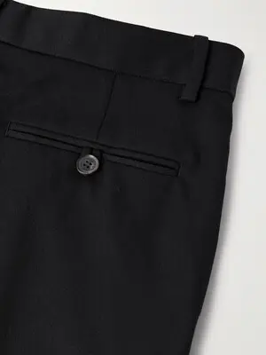 NILI LOTAN Cassius Wide-leg Wool-twill Trousers
