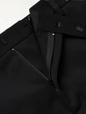 NILI LOTAN Cassius Wide-leg Wool-twill Trousers