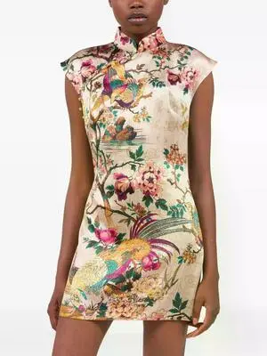 Roberto Cavalli Bird-print Dress