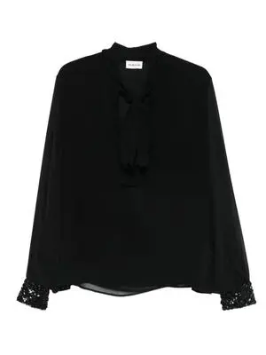 P.a.r.o.s.h Tie Neck Blouses