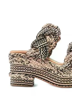 Antolina 75mm Braided Platform Sandals