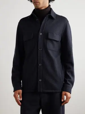 Loro Piana Marco Jersey Novalis Overshirt