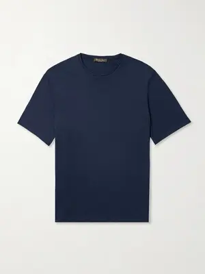 Loro Piana Embroidered T-shirts For Men