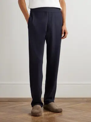 Loro Piana Rio Cashmere-blend Jersey Drawstring Trousers