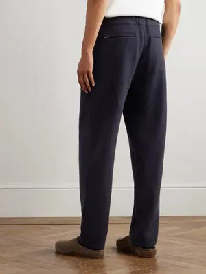 Loro Piana Rio Cashmere-blend Jersey Drawstring Trousers