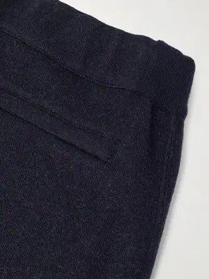 Loro Piana Rio Cashmere-blend Jersey Drawstring Trousers