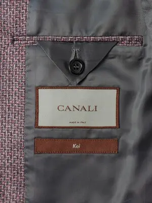 Canali Kei Unstructured Wool Blazer