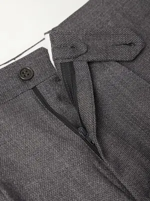 Canali Straight-leg Pleated Wool Suit Trousers