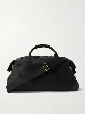 Bennett Winch Weekender Leather-trimmed Holdall