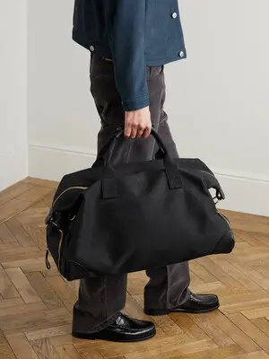 Bennett Winch Weekender Leather-trimmed Holdall