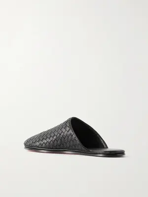 Bottega Veneta Intrecciato Leather Slippers