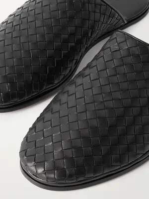 Bottega Veneta Intrecciato Leather Slippers