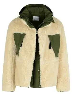 SACAI Sherling Wool Blend Jacket