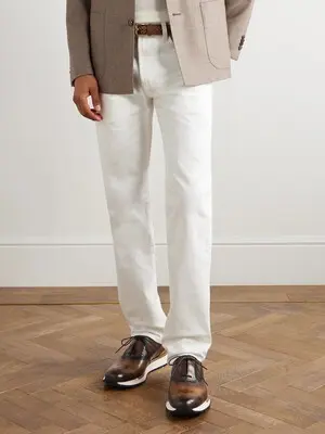 Berluti Fast Track Venezia Leather Oxford Sneakers - Brown