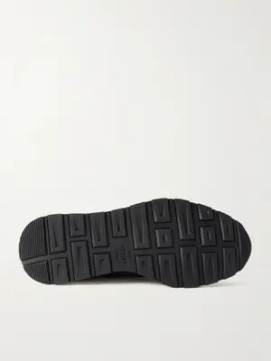 Berluti Fast Track Venezia Leather Oxford Sneakers - Brown