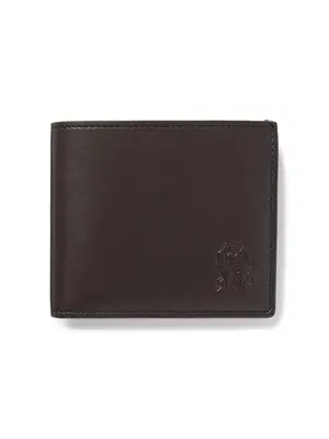 Brunello Cucinelli Logo-debossed Leather Wallet - Brown