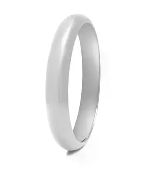 NIALAYA JEWELRY Classic Round Bangle - Silver