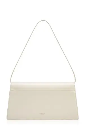 VERAFIED Leather Shoulder Bag - Ivory