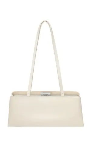 VERAFIED Leather Handbag - Ivory