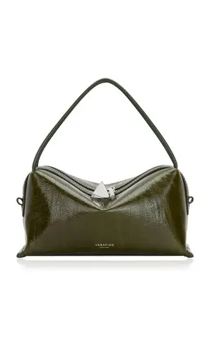 VERAFIED Leather Handbag - Olive