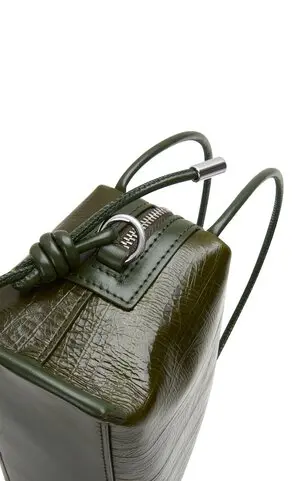 VERAFIED Leather Handbag - Olive