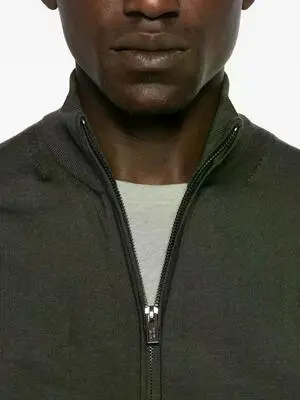 Emporio Armani Zip-up Wool Sweater