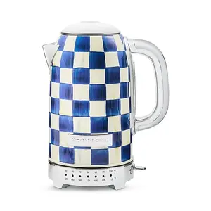 MACKENZIE-CHILDS Electric Kettle - Royal Check