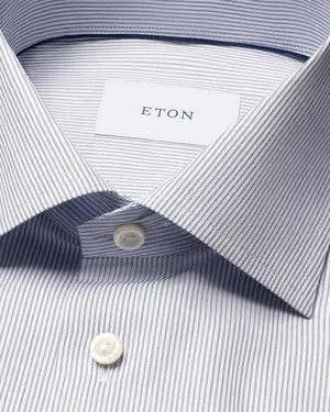 Eton Slim Fit Stripe Shirt