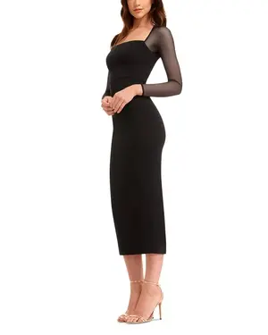 Dress The Population Maxine Midi Dress - Black