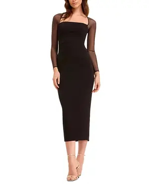 Dress The Population Maxine Midi Dress - Black