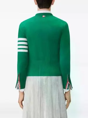 Thom Browne Four-bar V-neck Cashmere Cardigan