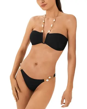 VIX PAULA HERMANNY Firenze Beaded Bikini Bottom
