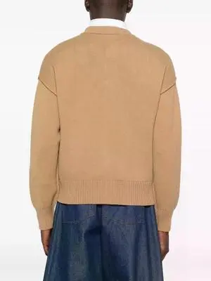 AMI Paris Heart Logo Cardigan