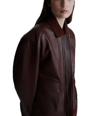 Marella Doga Leather Jacket