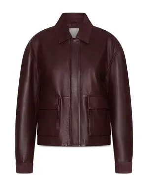 Marella Doga Leather Jacket