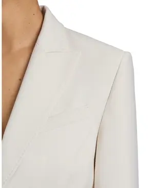 Santorelli Mimi Soft Stretch Crepe Double Button Jacket
