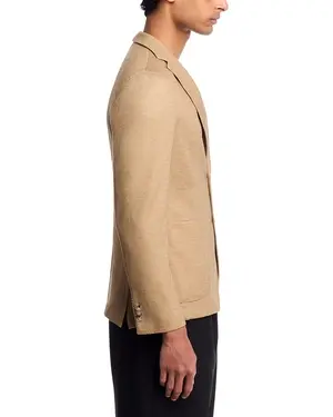 BOSS Hanry Melange Jersey Slim Fit Sport Coat - Medium Beige