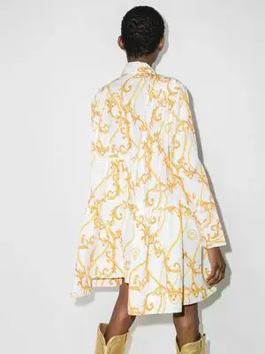 GANNI Baroque-print Mini Dress