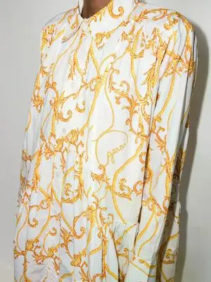 GANNI Baroque-print Mini Dress