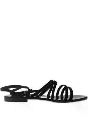 CAPRI POSITANO SANDALS Strappy Leather Flat Sole Sandals
