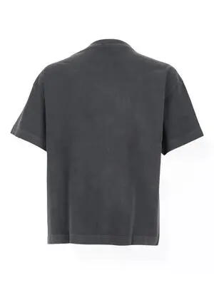 Palm Angels Neck-logo Spray-paint T-shirt