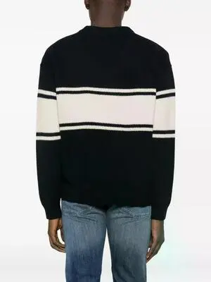 Emporio Armani Striped Wool Cardigan