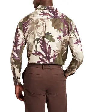 Ted Baker London Wetherb Bold Bloom Print Regular Fit Shirt