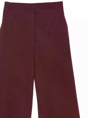 Malìparmi Cuffed-hem Zip-fastening Trousers - Red