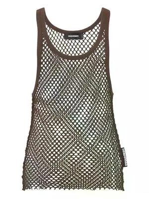Dsquared2 Sleeveless Mesh Tank Top