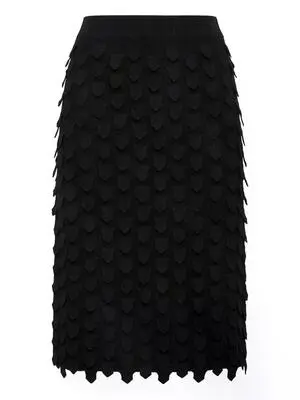 Malìparmi Textured Knit Midi Skirt