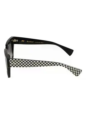 Kàdor Checkered Square Frame Sunglasses