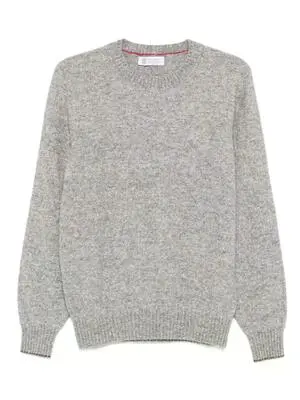 Brunello Cucinelli Crew-neck Long-sleeve Sweater