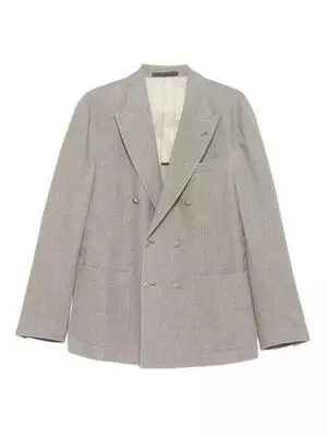 Eleventy Double-breasted Blazer - Grey