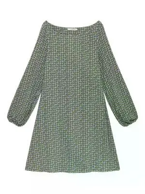 Malìparmi Geometric-print Mini Dress - Green
